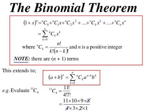 The Binomial Theorem A Comprehensive Guide Benefits In Mind