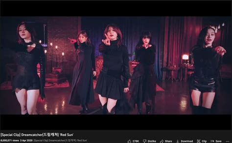 Dreamcatchers Red Sun Special Clip Has Surpassed 8 Million Views