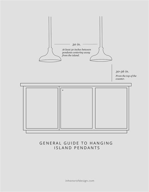 Demystifying Kitchen Island Pendant Light Size And Height Artofit