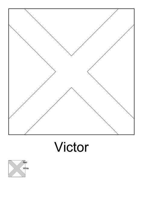 Ics Victor Flag Template Printable Pdf Download