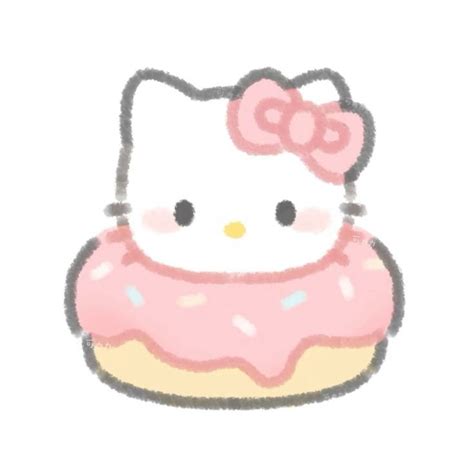 A Cute Hello Kitty Fan Art Hello Kitty Drawing Hello Kitty Art