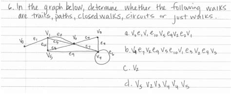 solved 6 in the graph below determine whether the