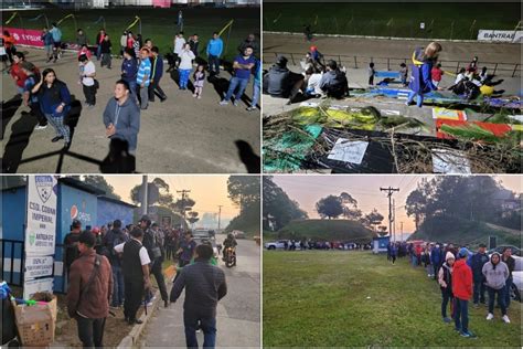 Aficionados De Cobán Pasaron La Noche En El Estadio