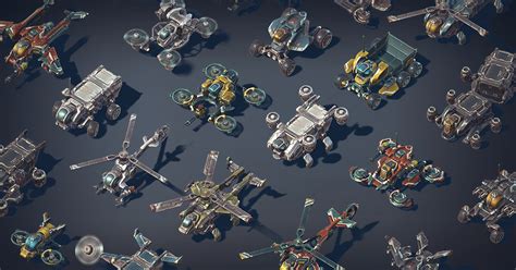 Sci Fi Vehicle Constructor 3d Air Unity Asset Store