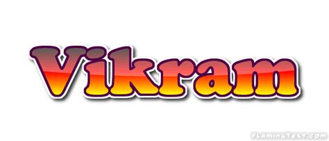 Vikram Logo Free Name Design Tool From Flaming Text
