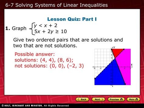 ppt 6 1 solving systems by graphing 6 2 solving systems by substitution powerpoint