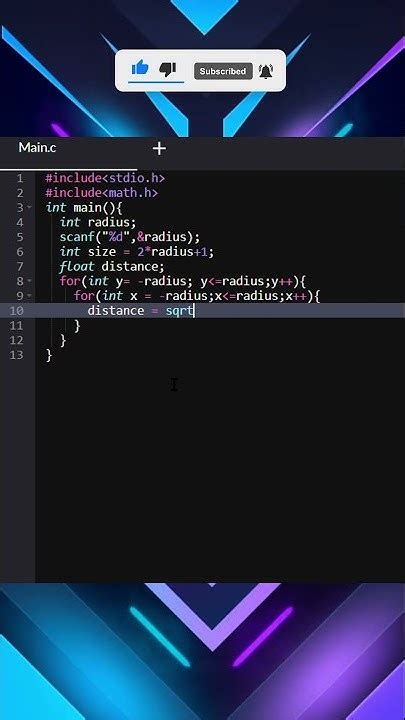 Sphere Pattern In C Basic C Program C Basic Tutorials Learn C Coding C Programming