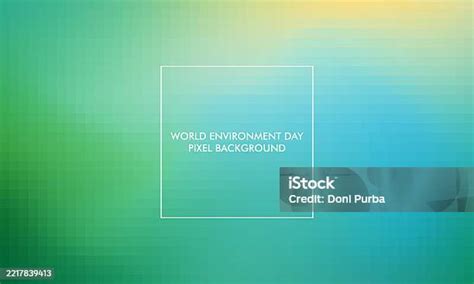 World Envinronment Day Pixel Background Good For Poster Social Media