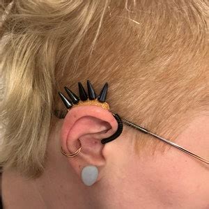 Spiked Hearing Aid Skin Hearing Aid Sleeve Hearing Aid Jewelry Cochlear