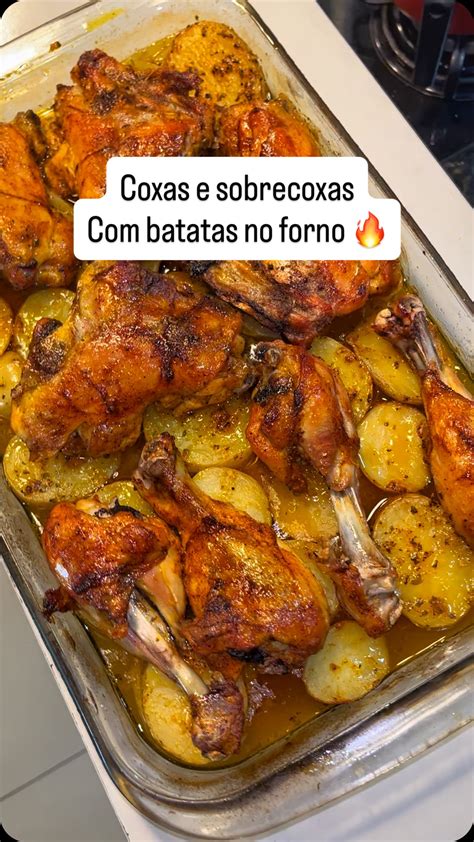 Frango Assado No Forno Com Batata