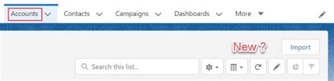 New Button Missing On Account Object In Salesforce