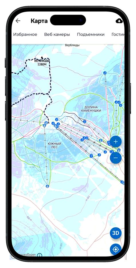 Карта курорта