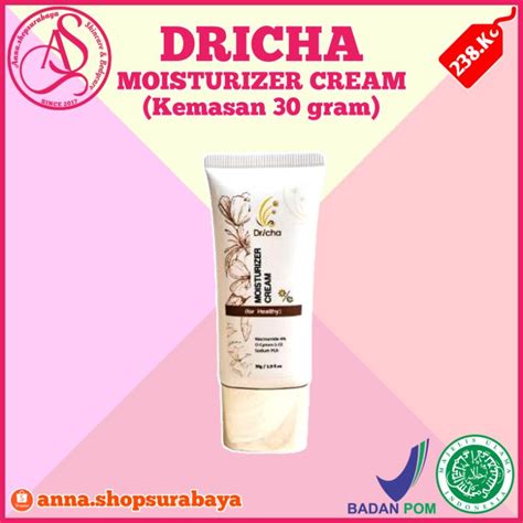 Jual Moisturizer Dricha 30 Gram Shopee Indonesia