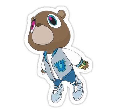 Pin By Lxy On Rugs ️ Kanye West Graduation Bear Graduation Stickers