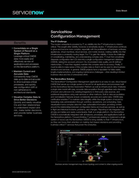 Pdf Servicenow Configuration Management Technosys · Servicenow