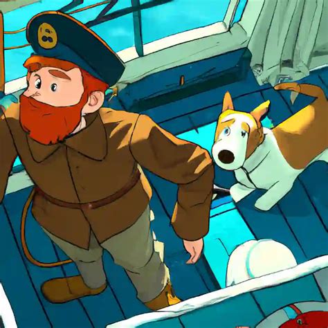 Ai Image Tintin With Captain Haddock Images