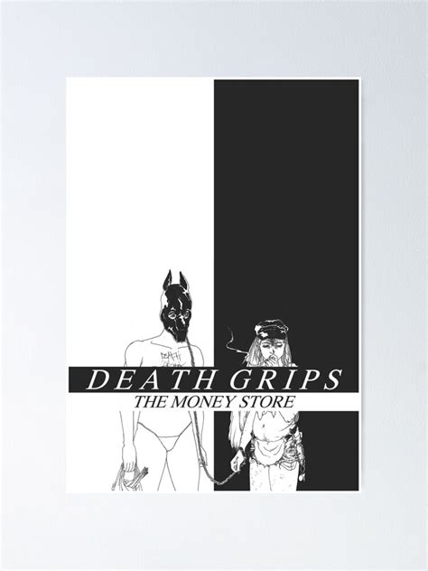 Death Grips The Money Store Poster By Pilowtek Redbubble