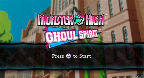 Monster High Ghoul Spirit For Nintendo Wii The Video Games Museum