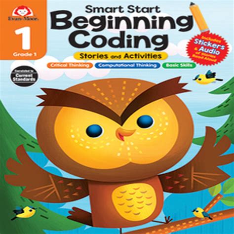 Smart Start Beginning Coding Workbook Grade 1 Math