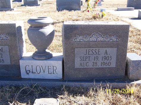 jesse audrey glover 1903 1960 find a grave gedenkplek