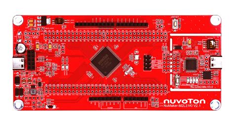nuvoton numicro m2l31 arm cortex m23 mcu embeds up to 512kb high durability reram 168kb sram