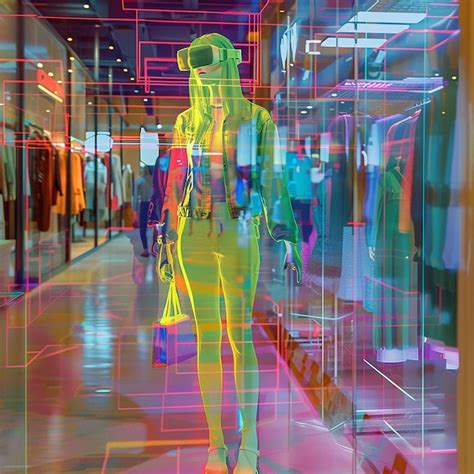augmented reality shopping experience virtual fitting room premium ai