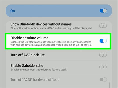 Android Disable Bluetooth Absolute Volume Controls Easily