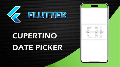 Flutter CupertinoDatePicker Widget YouTube