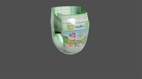 3d Diaper Turbosquid 1272476