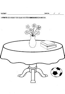 Aprendendo A Ensinar Atividades Em Cima E Em Baixo