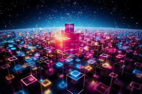 Quantum Computing Network Optimizing Complex Logistical Operations Premium Ai Generated Image