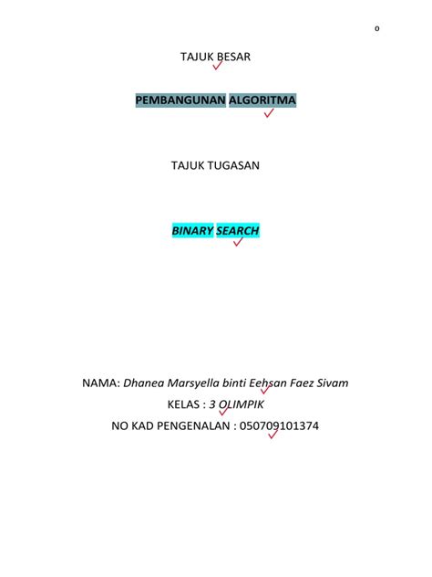 Contoh Tugasan Ask Tingkatan 3 Pdf