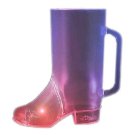 Flashing Beer Boot Drinking Mug Multicolor Beer Boot Boots Unique Boots