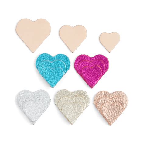 Mini Shapes Heart 60 Pack — Tandy Leather Inc