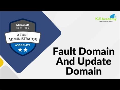 Fault Domain And Update Domain In Microsoft Azure AZ K Academy YouTube