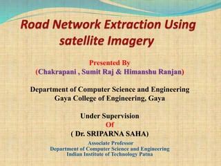 Road Network Extraction Using Satellite Imagery Pptx Artificial Intelligence Technology