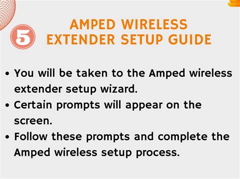 PPT Easy Steps For Amped Extender Setup PowerPoint Presentation Free Download ID