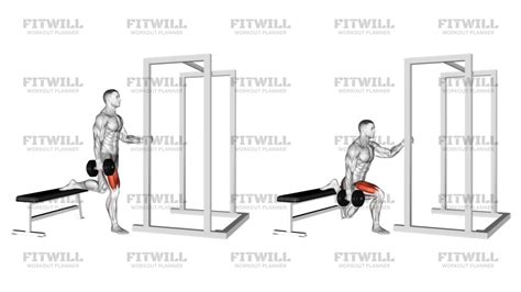 Dumbbell Assisted Bulgarian Split Squat Exercise Guide Video