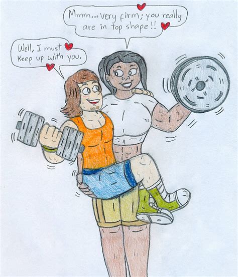 Gym Couple Jasmine And Shawn By Jose Ramiro On Deviantart