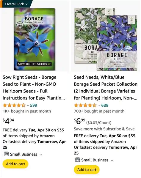 Plant Faqs Borage Borago Officinalis
