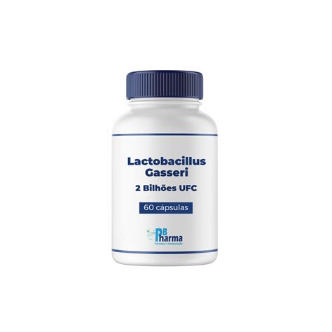 Lactobacillus Gasseri 2 Bilhões de UFC 60 Cápsulas - Pbpharma