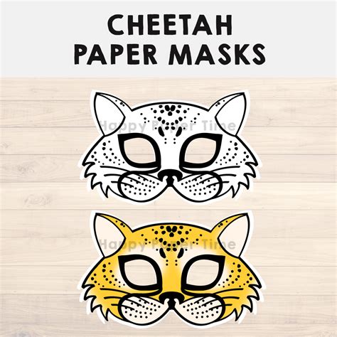 Cheetah Coloring Mask