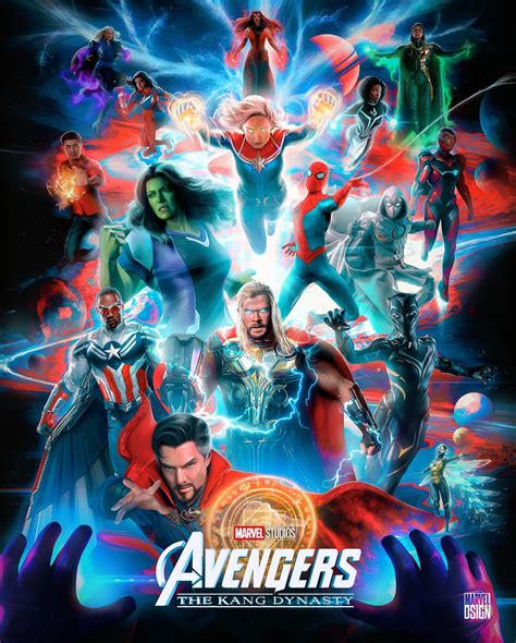Marveldsign Avengers The Kang Dynasty 🪐 Poster By Me Earths