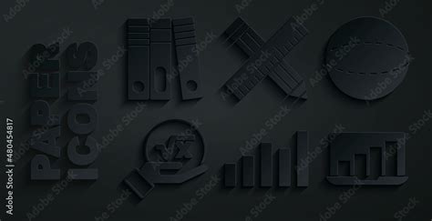 Set Graph Schedule Chart Diagram Geometric Figure Sphere Square Root Of X Glyph Laptop