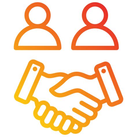 Relationship Generic Gradient Icon