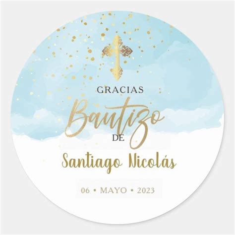 Etiquetas Imprimibles Bautizo
