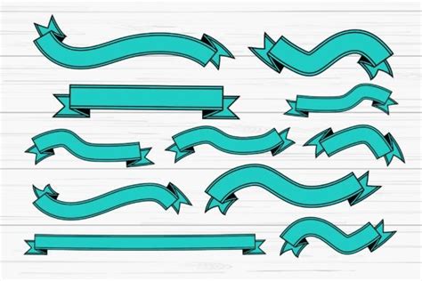 Classic Ribbon Banner Vector Set Graphic By Exclusive Crafts Stock