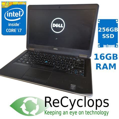 Dell Latitude E7440 Intel Core I7 16gb Ram 256gb Ssd Recyclops