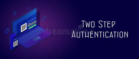 Two Step Authentication Secure Concept Enable 2fa 2 Steps Verification