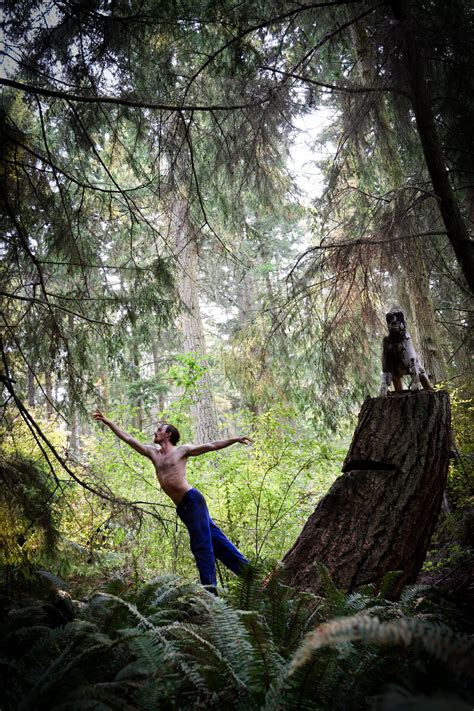 Dancer James Kirby Rogers At Price Sculpture Forest Wander Wonder 2023 Photo By Terrel